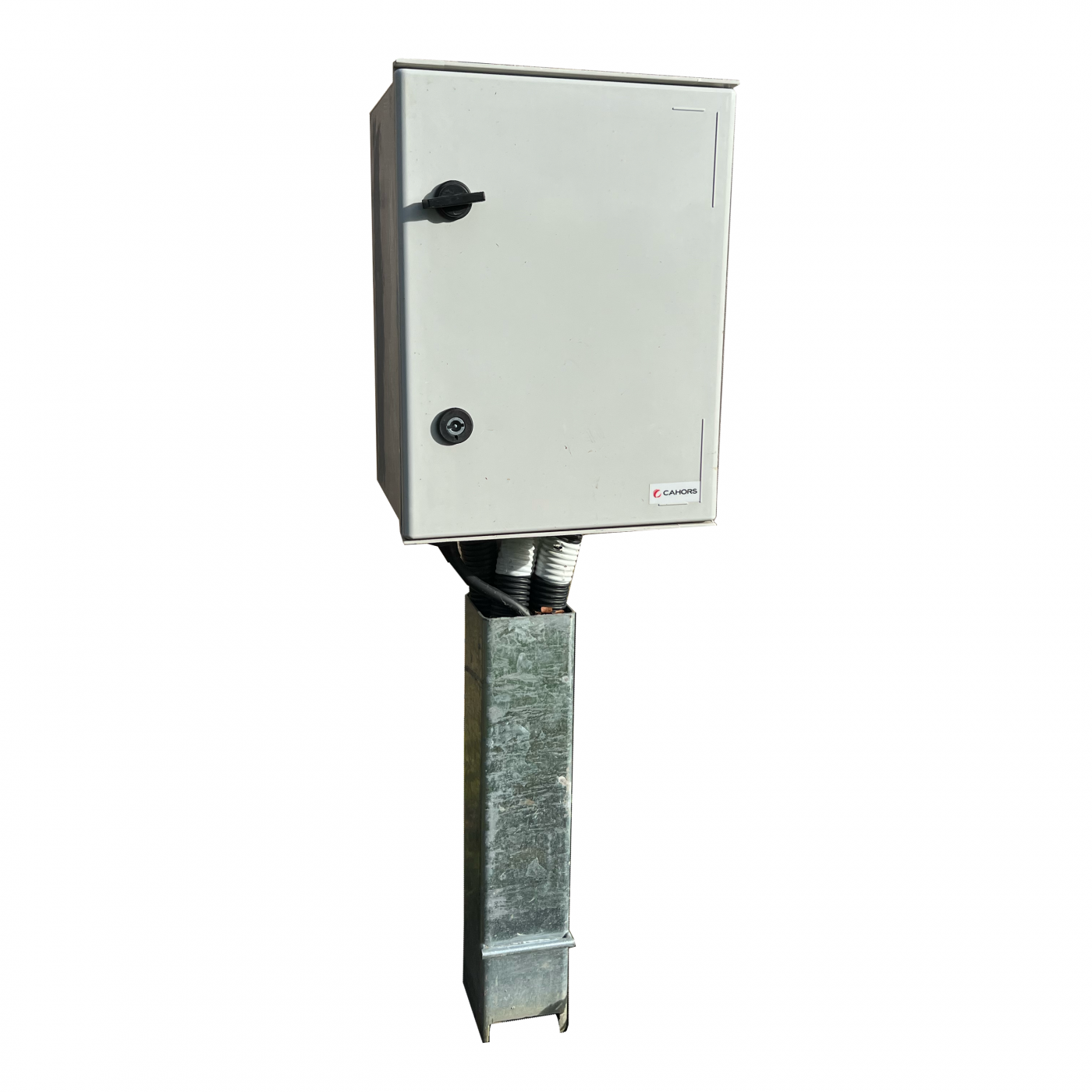 Galvanised enclosure stand & 4x tec-screws - 100x100 SHS